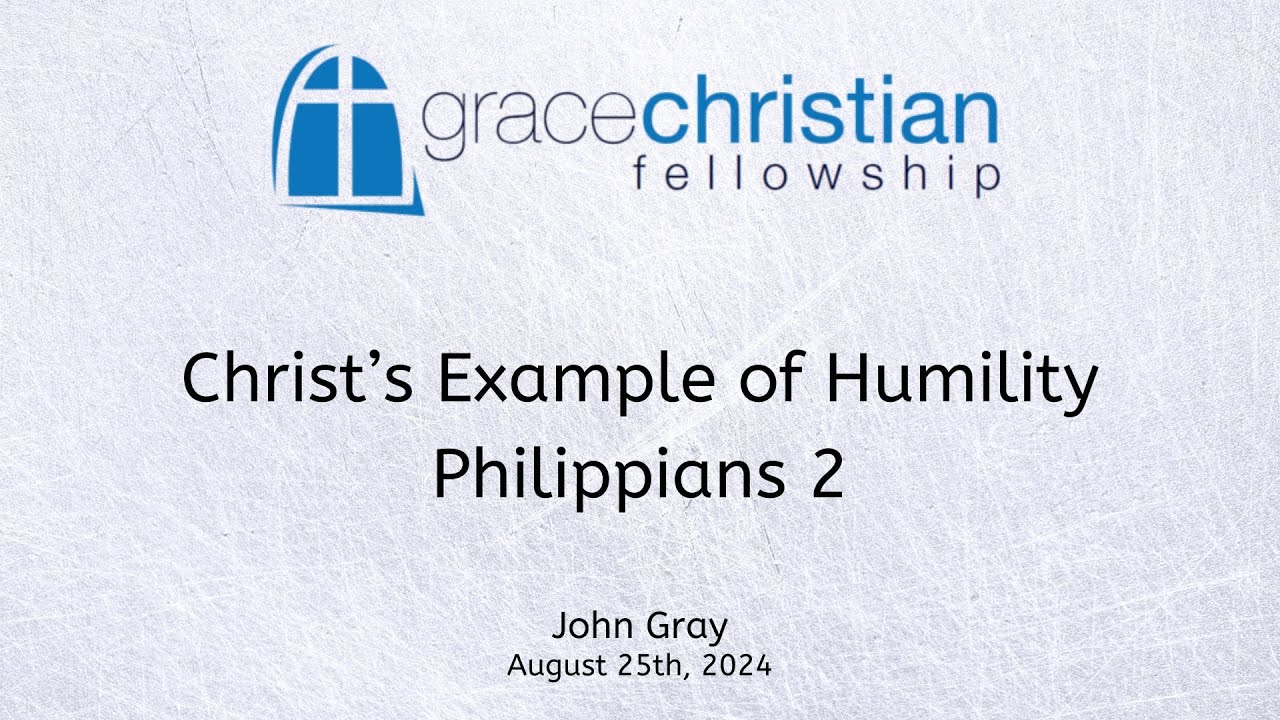 Christ’s Example of Humility — Philippians 2 - YouTube
