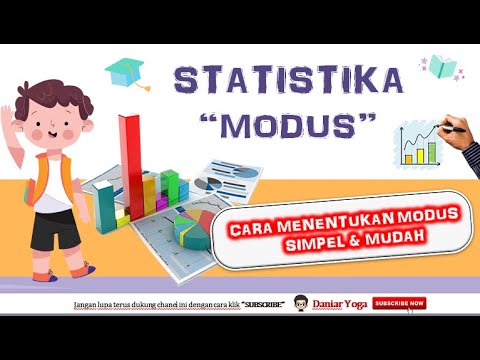 STATISTIKA || CARA MENENTUKAN MODUS - YouTube