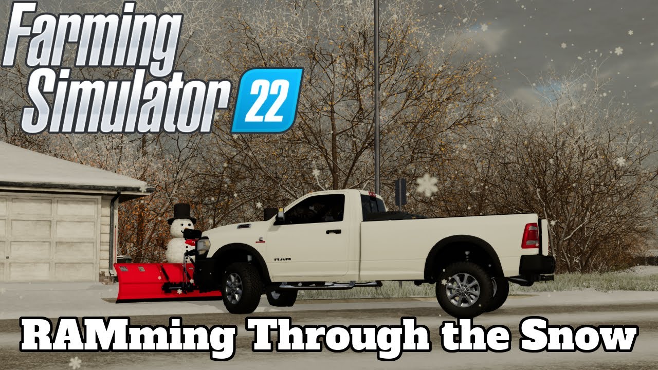 FS22 Mod Spotlight - RAMming Through the Snow! - YouTube