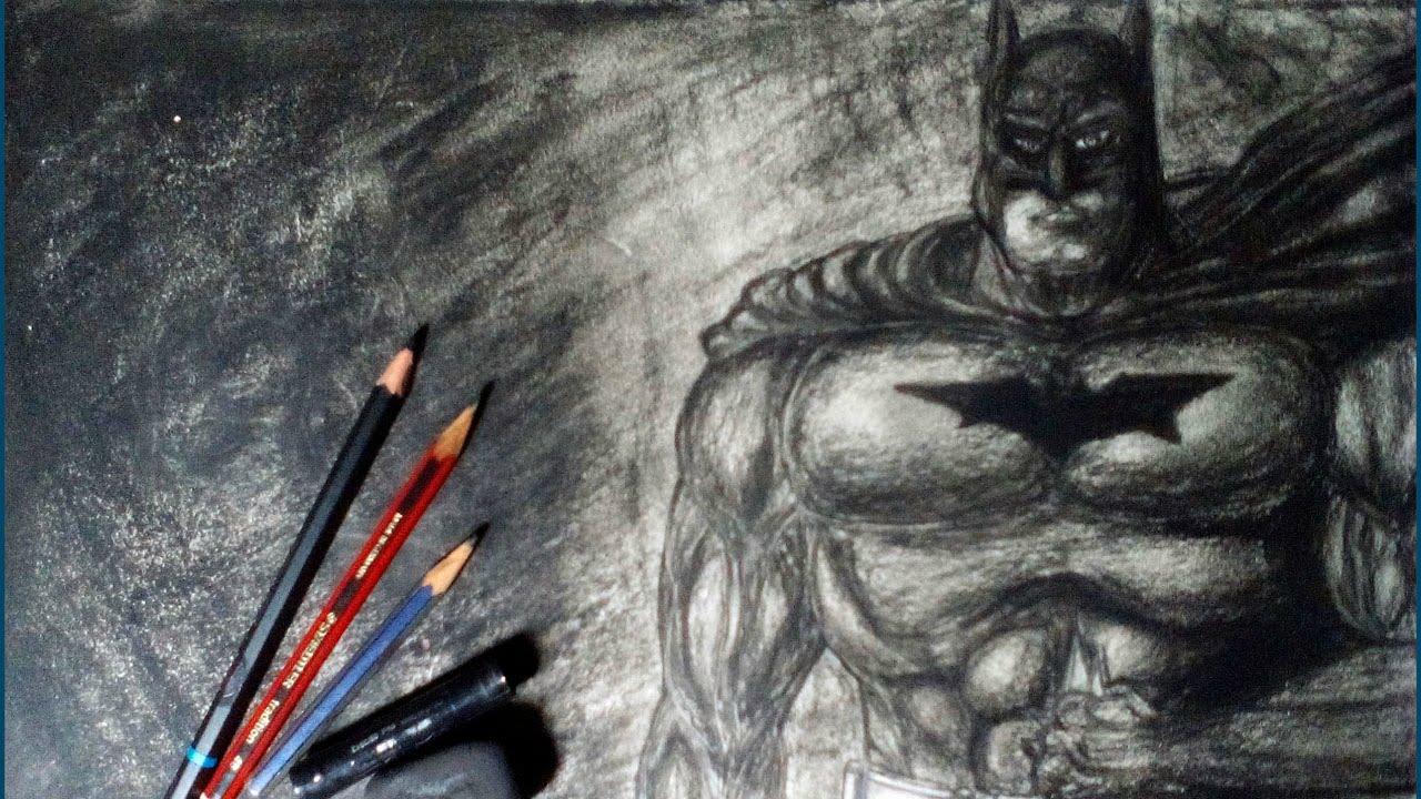 Batman Drawing | How to Drawing The Dark Knight - YouTube