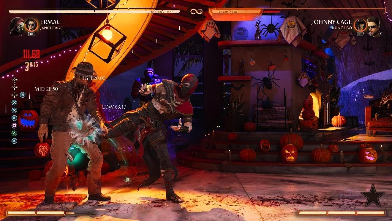 MK1 Ermac Combo #6 43% - YouTube
