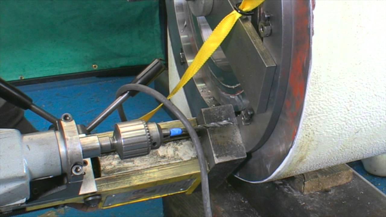 In-situ Drilling & Line Boring using 150mm diameter boring bar - YouTube
