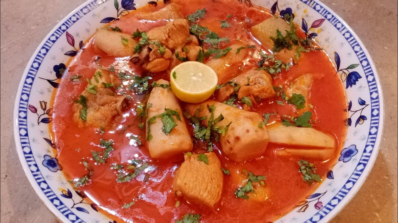 Arvi chicken recipe | arvi ka salan recipe Pakistani | easy recipe ...