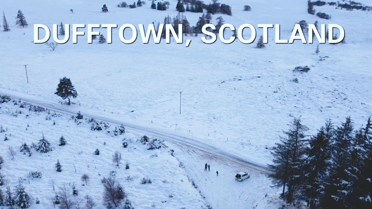 DJI MINI 2 | FLY IN THE SNOW | DUFFTOWN, SCOTLAND | BEN RINNES - YouTube