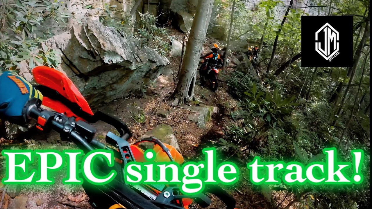 The COOLEST single track trail in the Southeast! - YouTube
