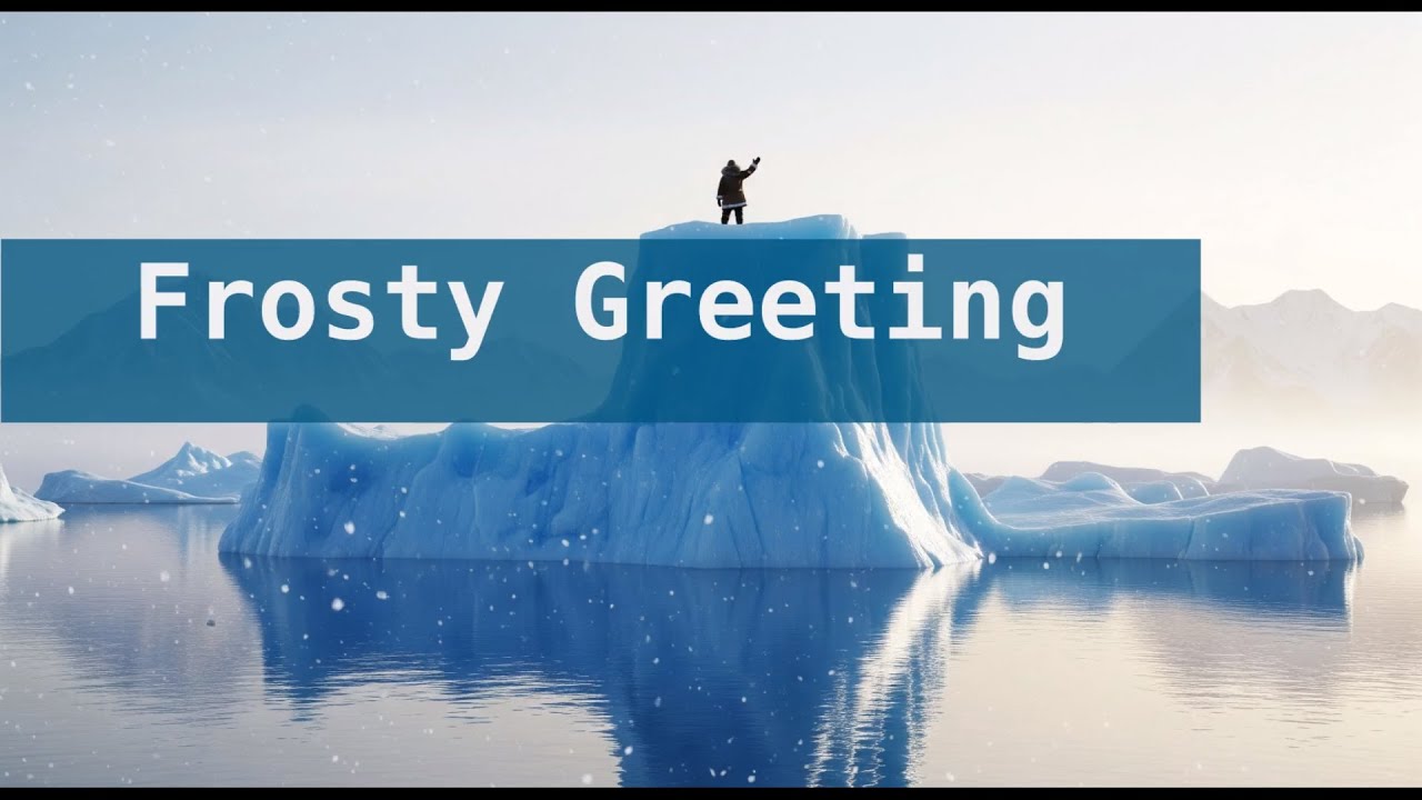 Frosty Greeting | Ambient Music | Cold Emotions - 07 | 💙 - YouTube