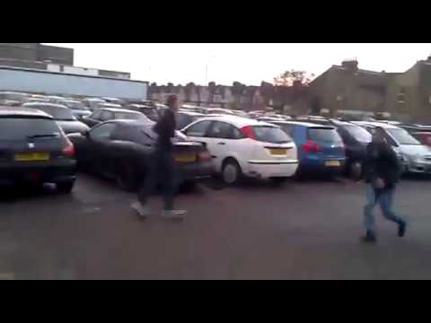 Handspring Guard Rail Fail - YouTube