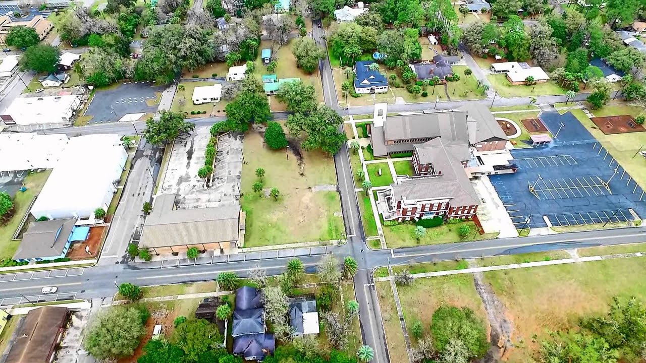 Historic Down Town Perry Florida (DJI Phantom 3) - YouTube