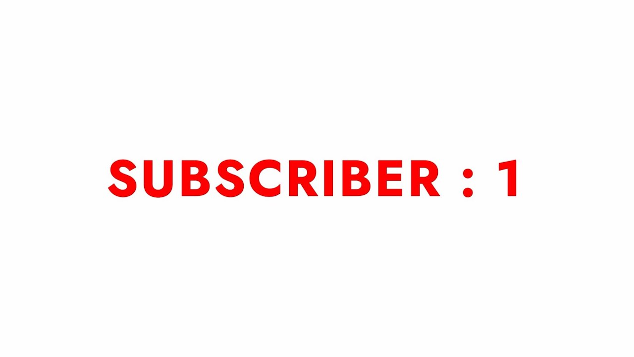 My First Subscriber ️ - YouTube