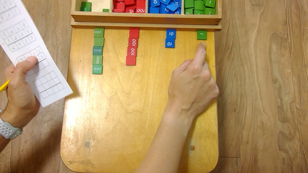 Stamp Game Subtraction - YouTube