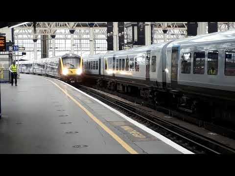 Class 701 002 arrives into Platform 10 at London Waterloo on a test run ...