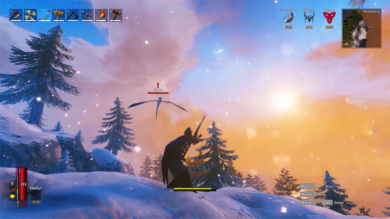 Exploring Mountains And Becoming NPC in Valheim - YouTube