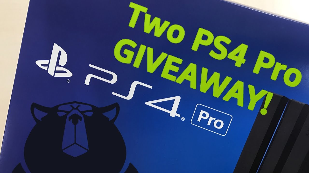 PS4 PRO Unboxing & Giveaway! - YouTube