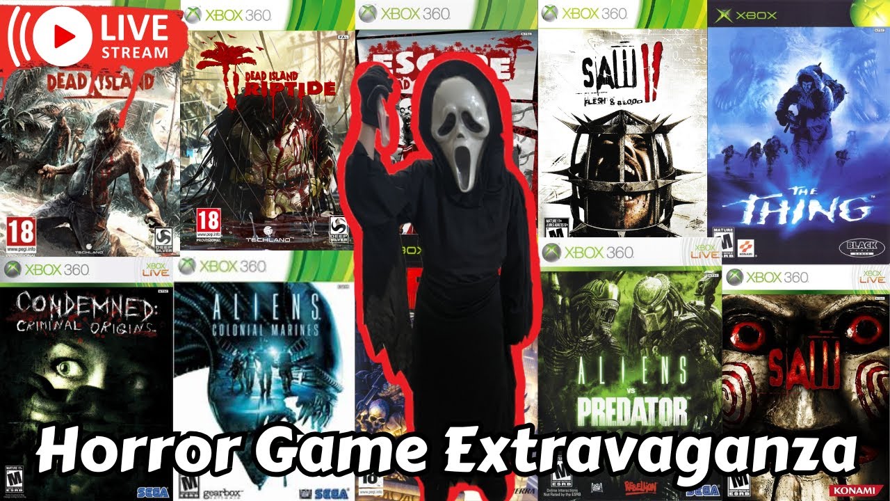 Playing some Retro Horror Games as Ghostface! - YouTube