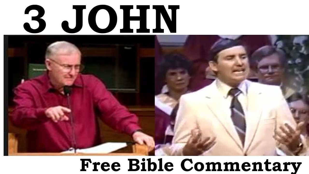 3 John Introduction Free Bible Commentary With Pastor Teacher Dr Bob