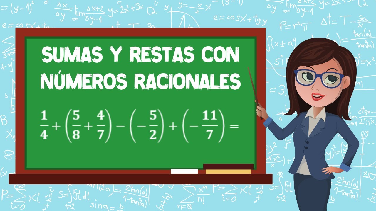 DOMINA las SUMAS y RESTAS con NÚMEROS RACIONALES 🧠🔢 - YouTube