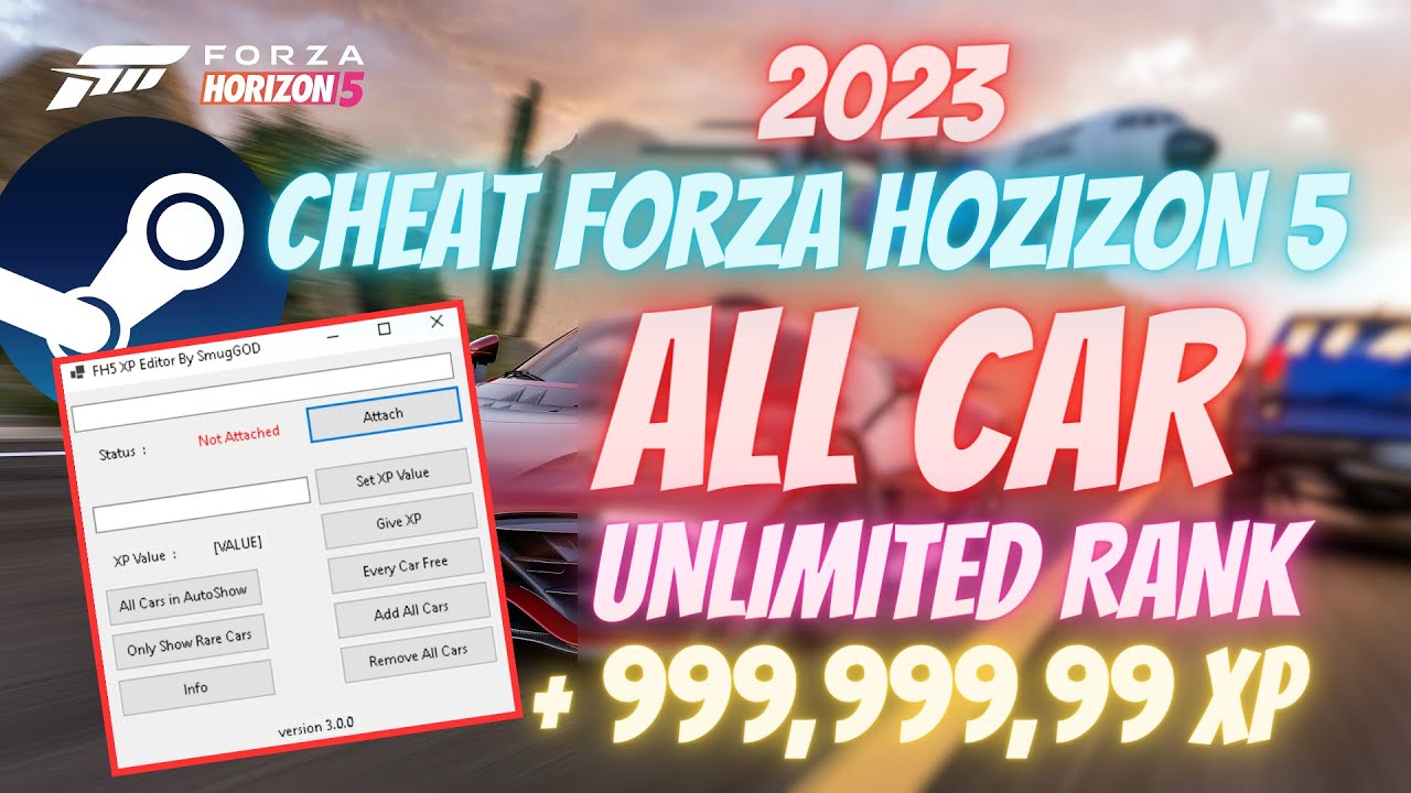FORZA HORIZON 5 HACK LAST UPDATE : MONEY / XP / UNLOCK ALL CARS ! (FREE) *July 2023* - YouTube