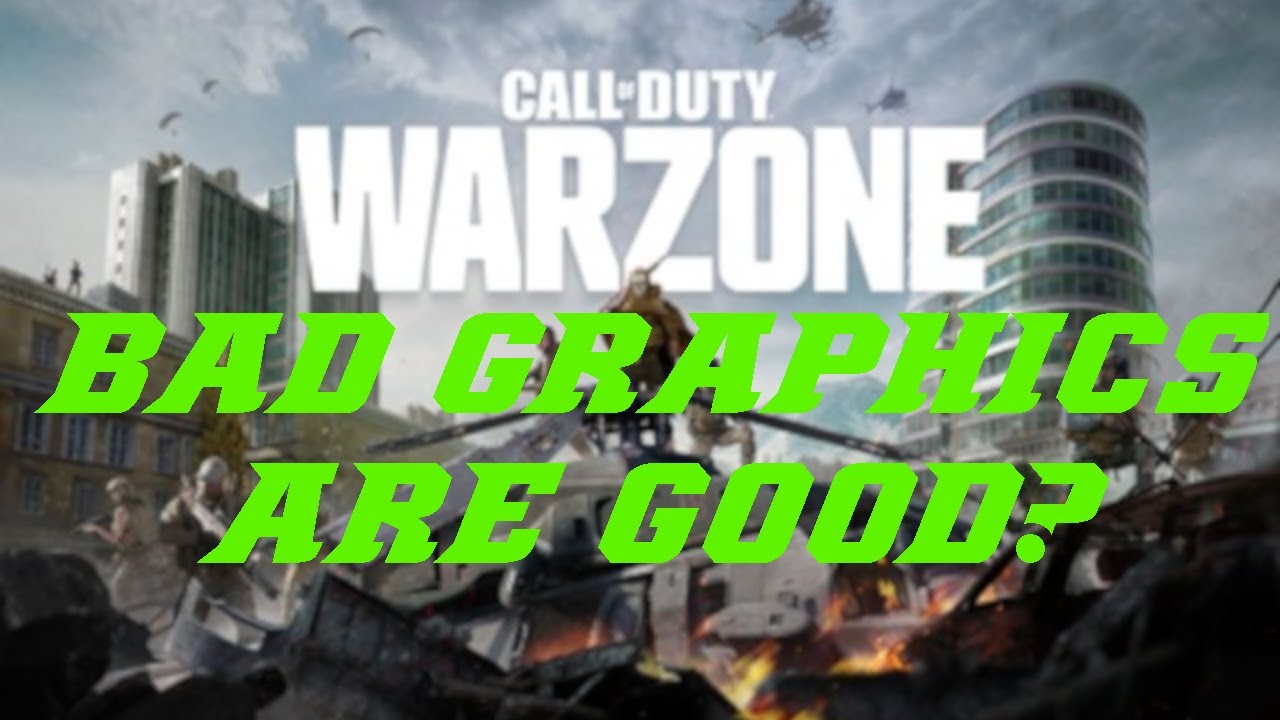 COD Warzone Bad Graphics... But it's good?! - YouTube