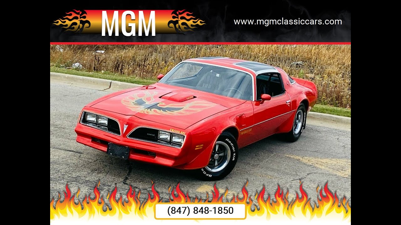 1977 Pontiac Trans Am Red