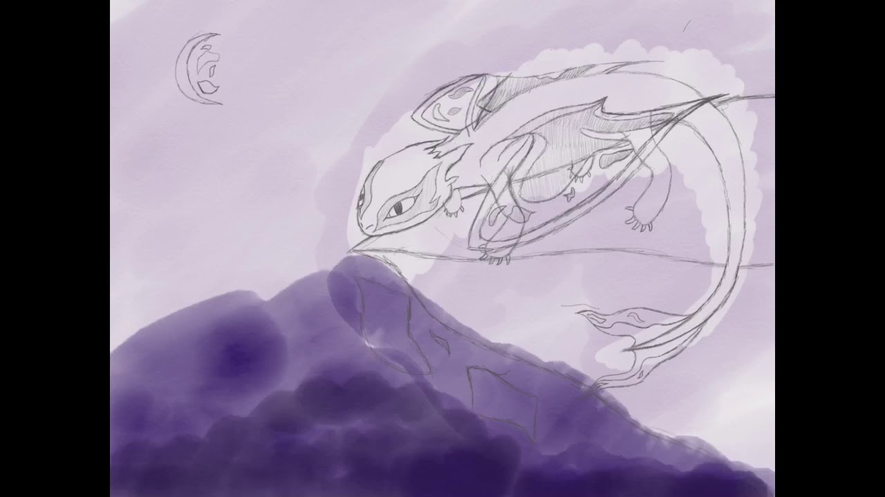 Drawing A Dragon Speed Draw - YouTube