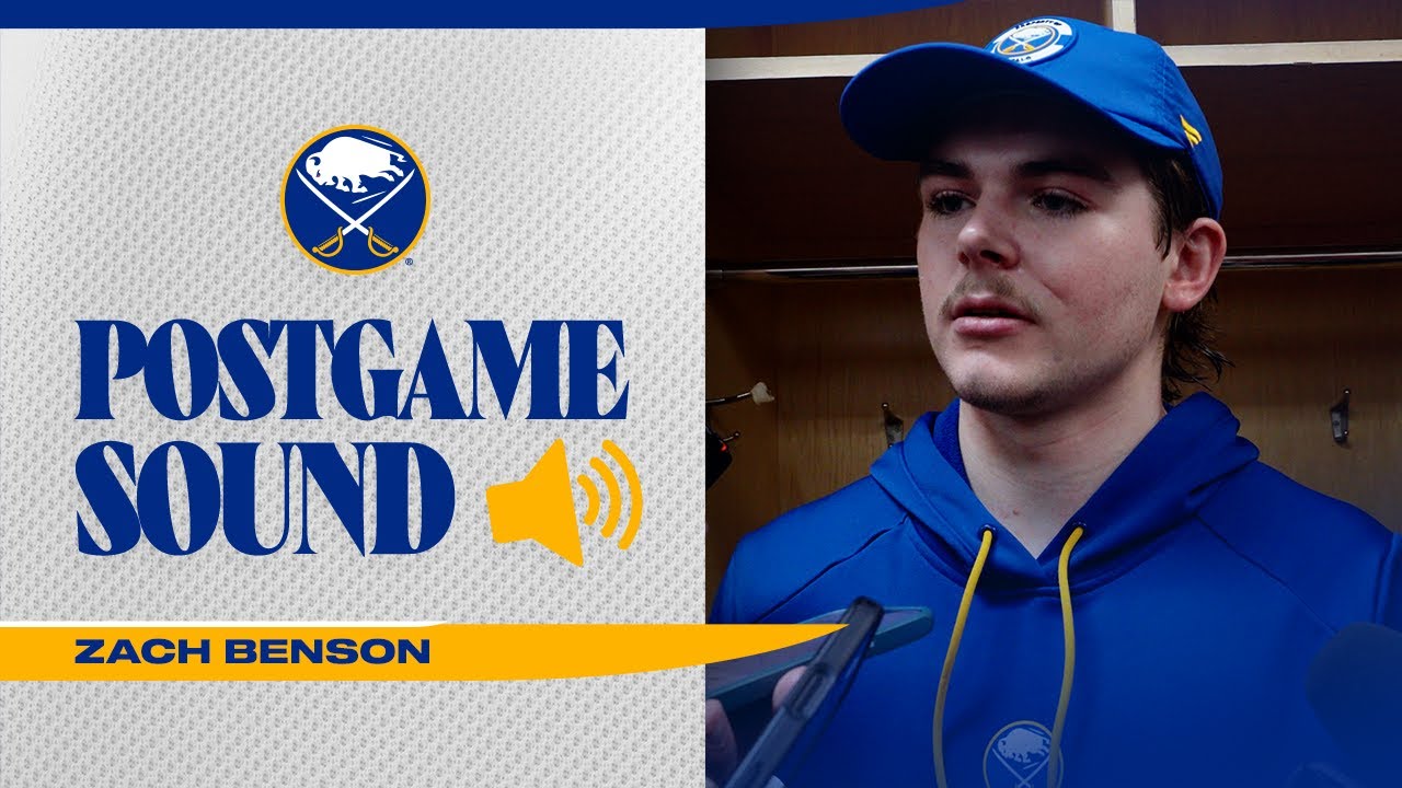 "We've Got A Lot Of Skill" | Zach Benson After Win Over New Jersey ...
