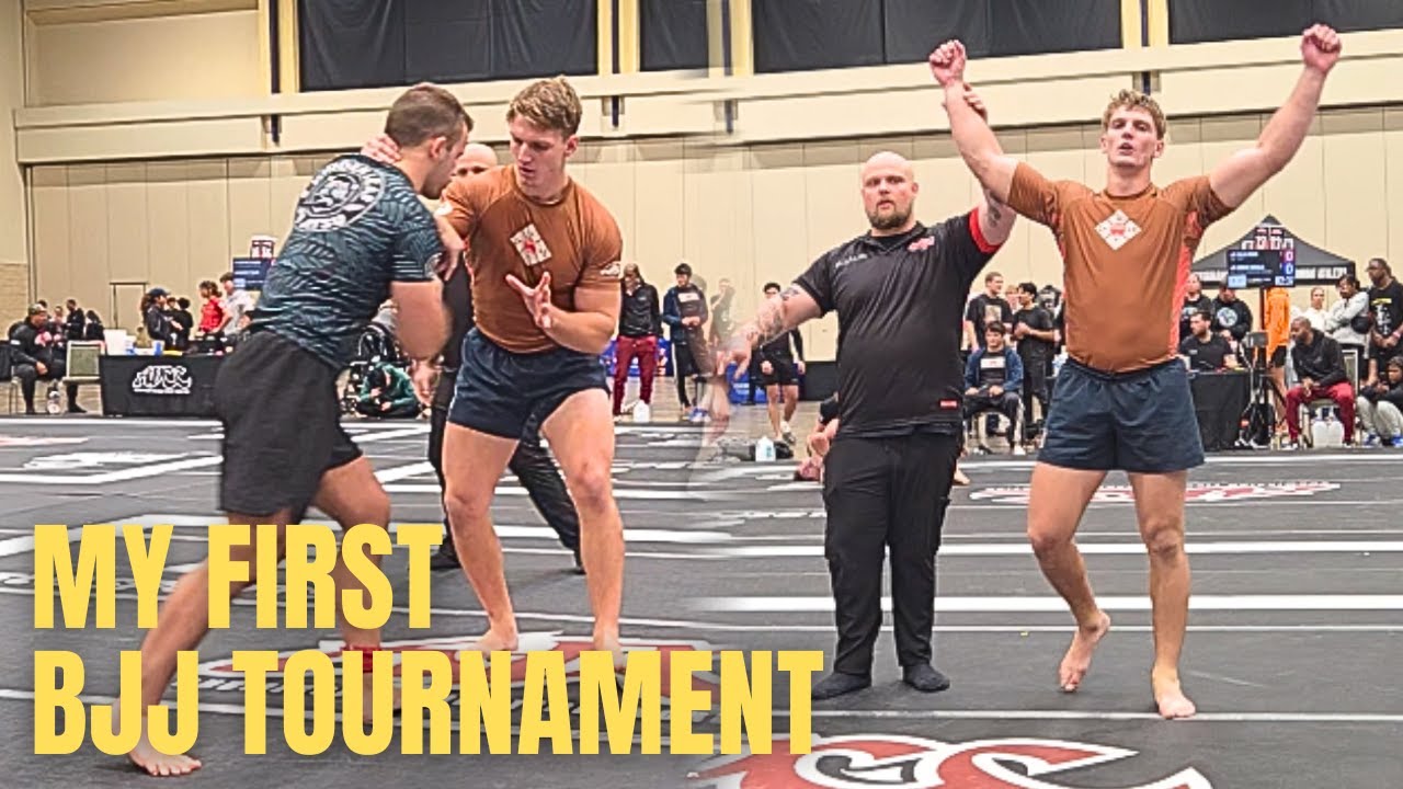 Judo Black Belt Enters First BJJ Tournament… and Wins Gold! - YouTube