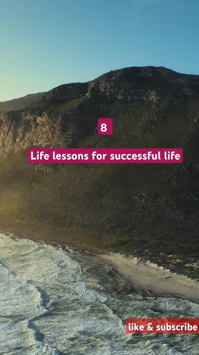 8 Life Lessons everybody should know for successful life😄 #motivation# ...