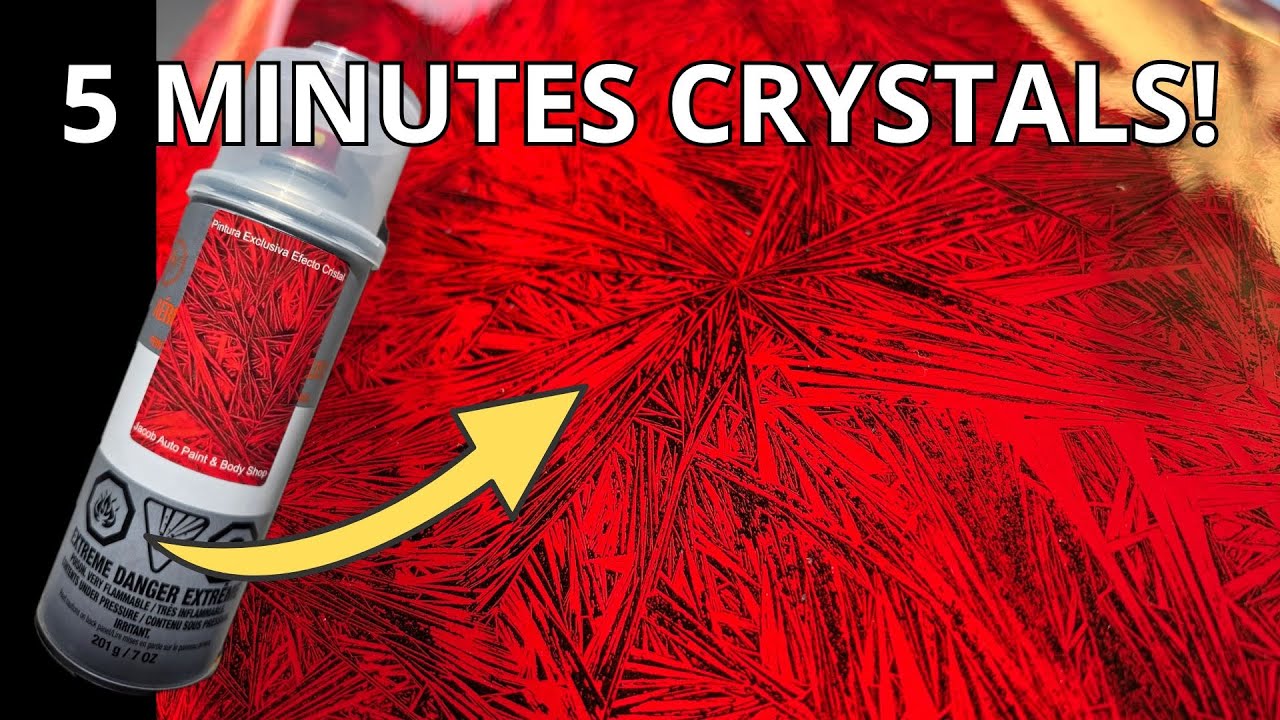 Tutorial How to Make Crystal fx - Crystal pattern painting method ...
