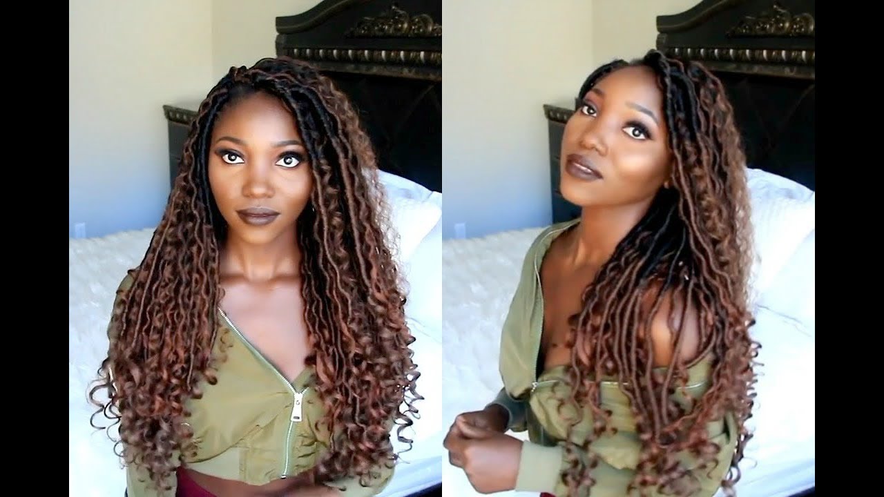 How To - Boho Goddess Locs - Dirty Brown - YouTube