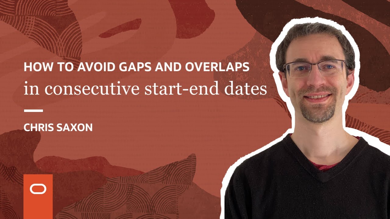 How to avoid gaps and overlaps in consecutive start-end dates - YouTube