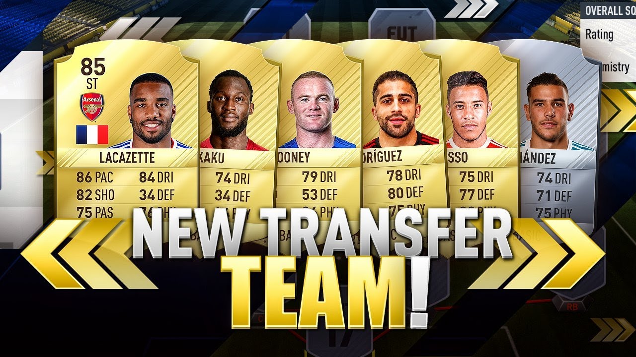 FULL TRANSFER TEAM!! - YouTube