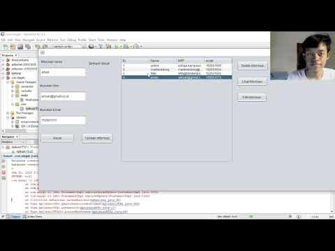 UTS2 - CRUD JAVA SWING DENGAN NETBEANS V8.2 - YouTube