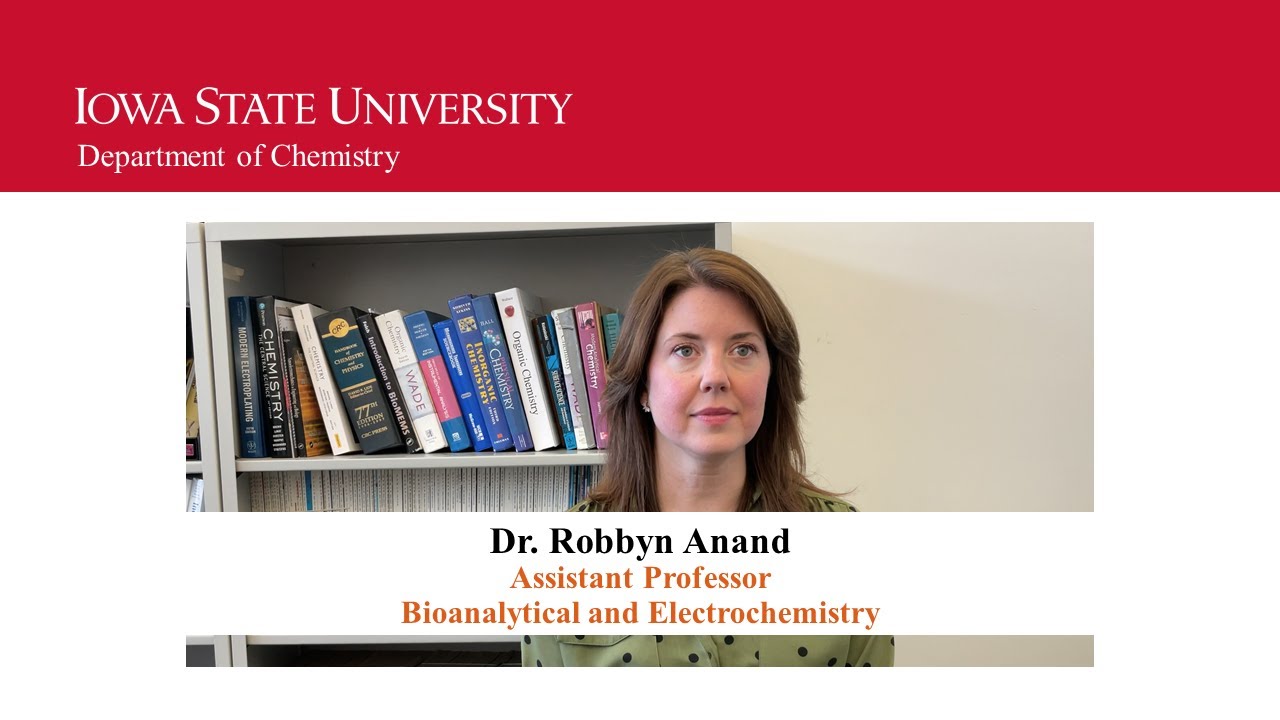 Robbyn Anand Faculty Interview Chemistry Iowa State University - YouTube
