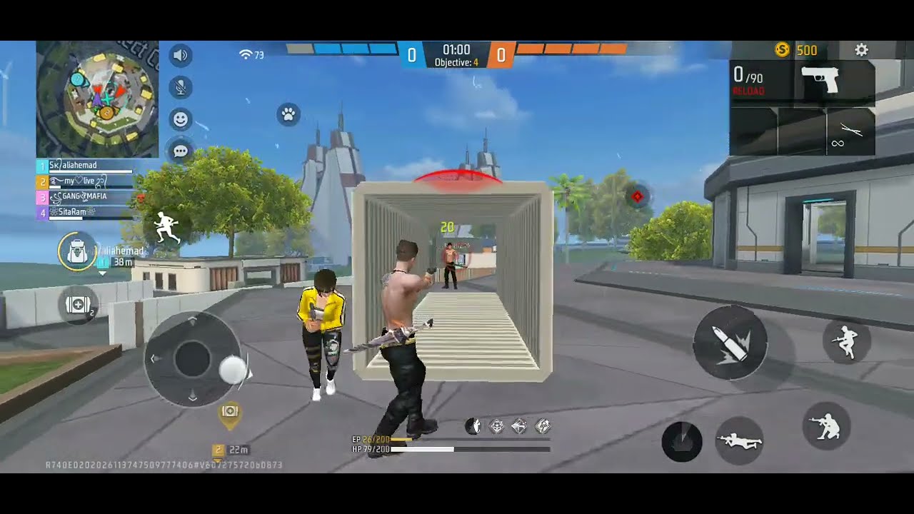 Free fire clash squad match with fire yt gaming 20 - YouTube