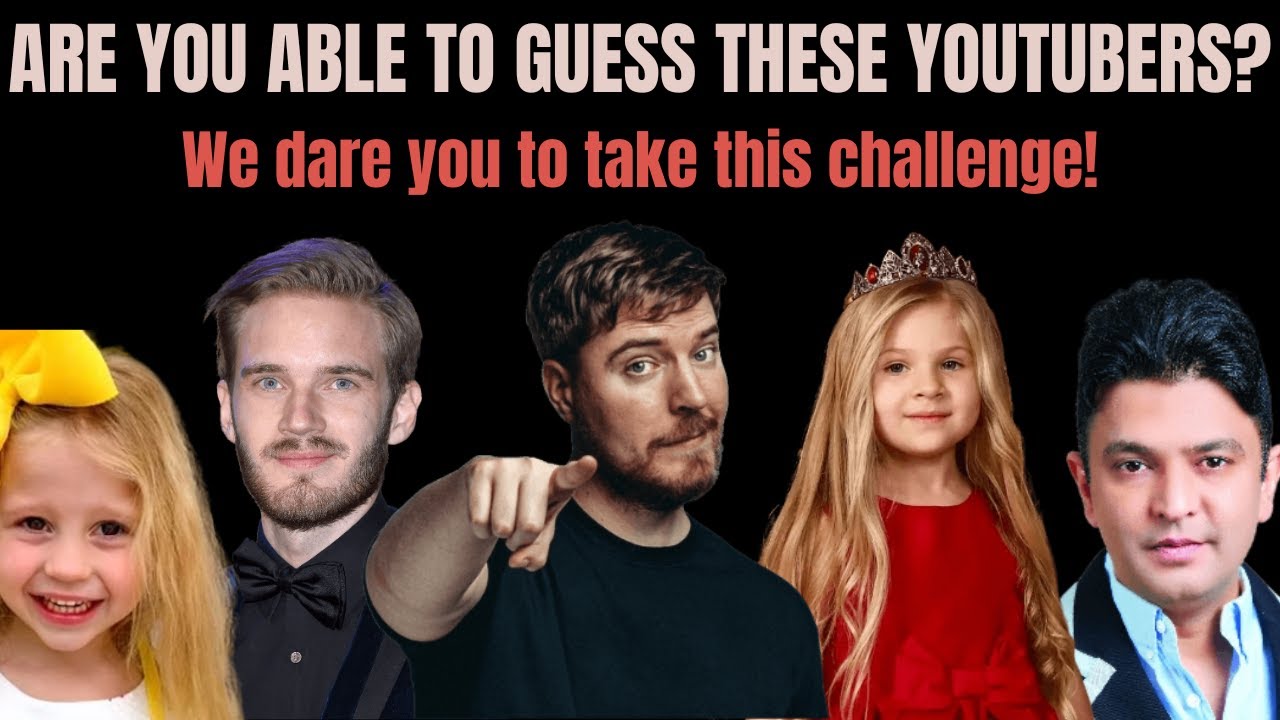 🌟 Can You Guess the TOP YouTubers of 2024? 🌟 | Ultimate YouTube Fame ...