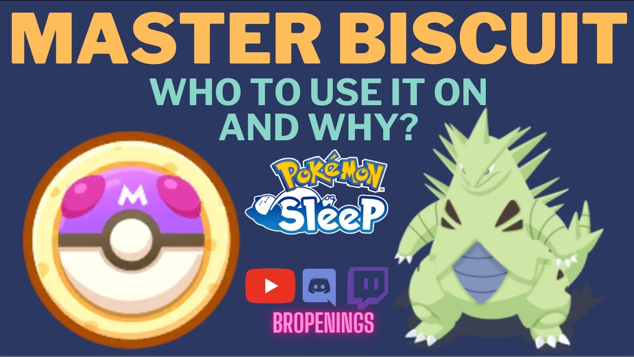 Master Biscuit - Who to use it on and why? Pokemon Sleep - YouTube