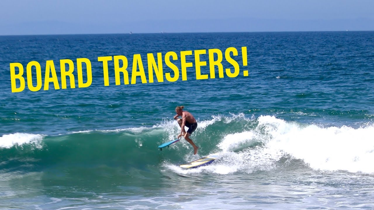 SURFBOARD TRANSFERS & U.S. OPEN of SURFING 2018 - YouTube