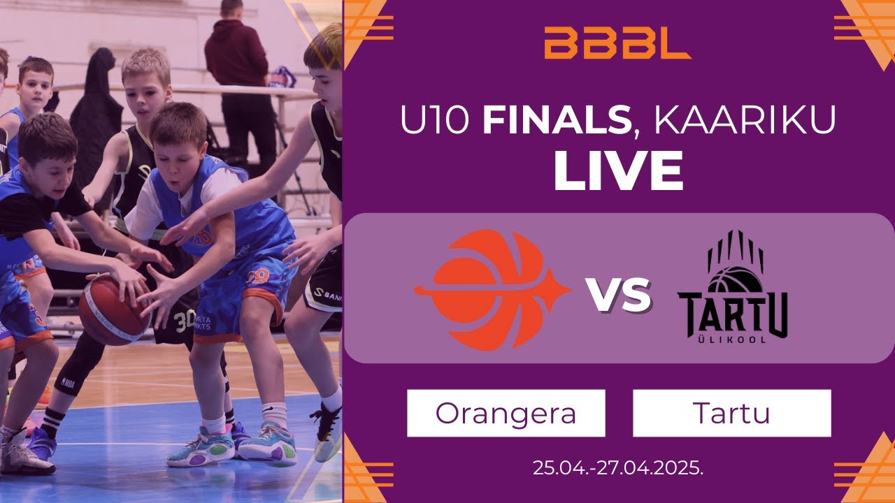 Orangera Basketball 2015 vs Tartu Ulikool/Eletrex 2015 | BBBL Boys U10 ...