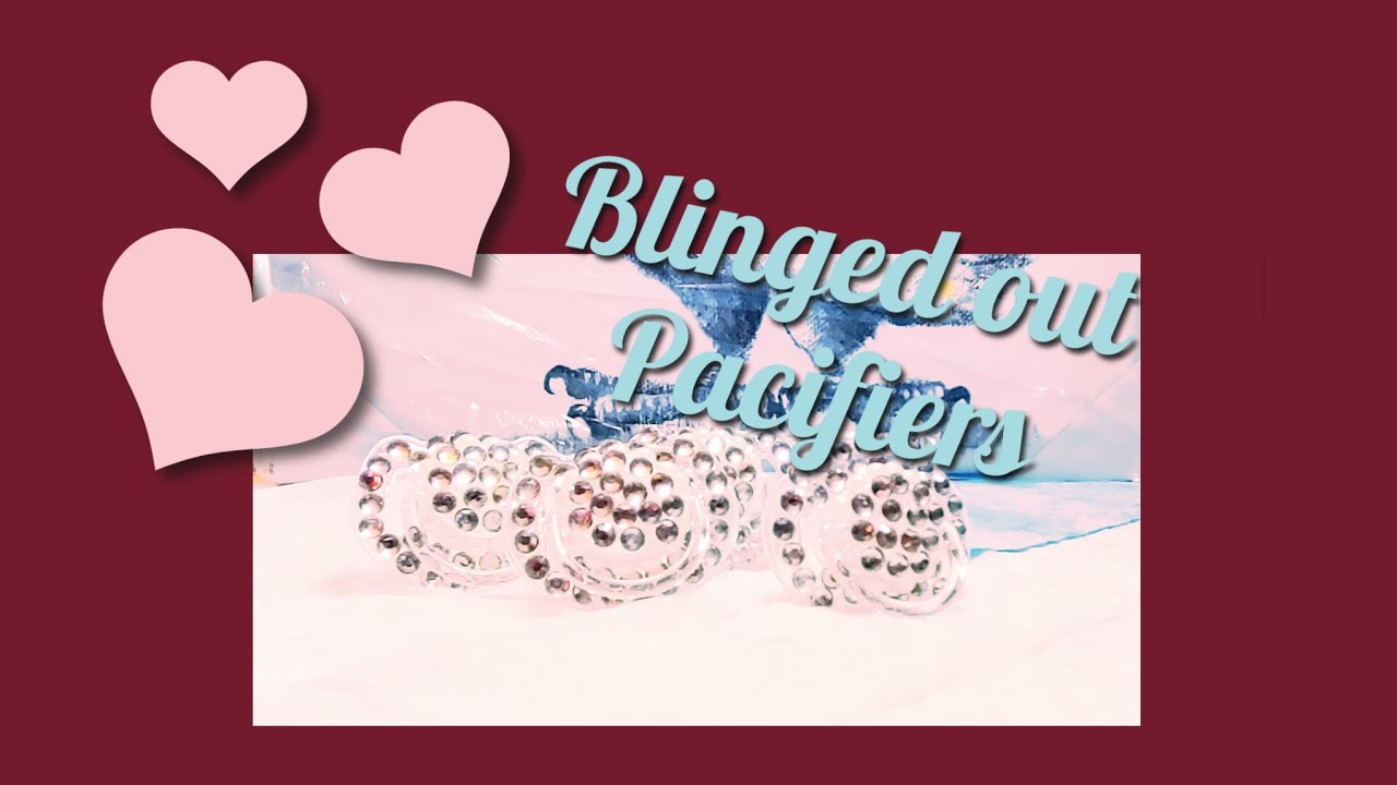 Blinged out pacifiers | @punkiepiebabies | Reborn Doll Artist - YouTube