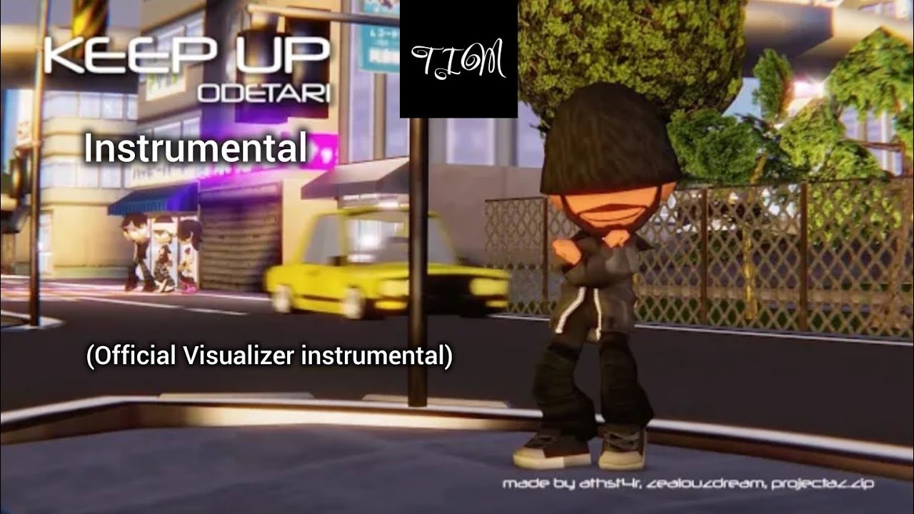 ODETARI - KEEP UP (Official Visualizer instrumental) - YouTube