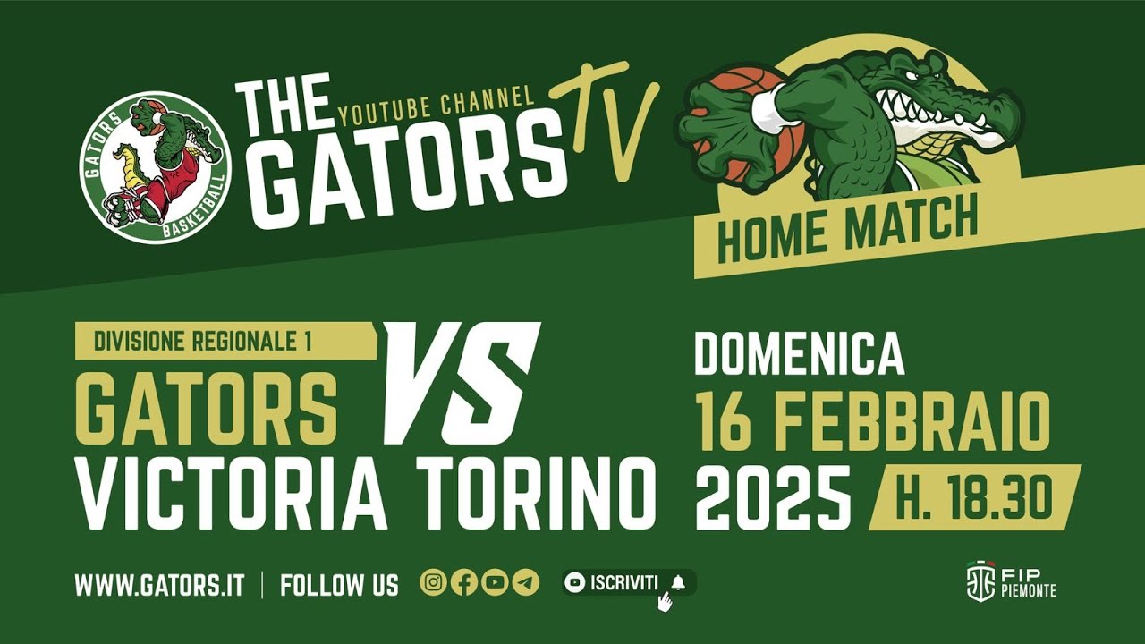 DIVISIONE REGIONALE 1 Gators VS Victoria Torino (LIVE) - YouTube
