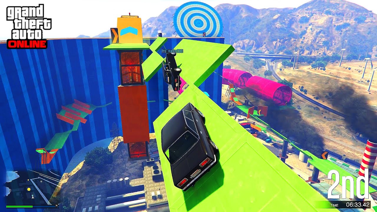 EXTREME PARKOUR RACE || GTA 5 || Online Parkour Races - YouTube