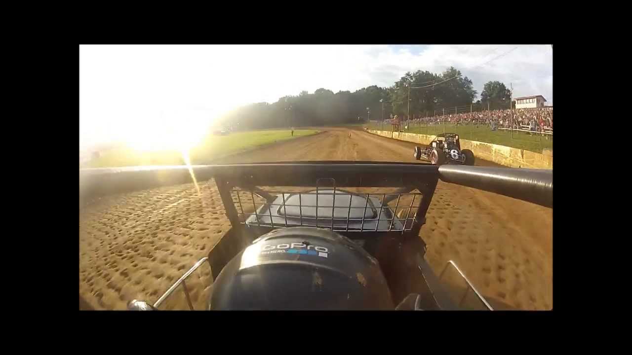 Jordan Kinser Chuck Amati Heat Race - YouTube