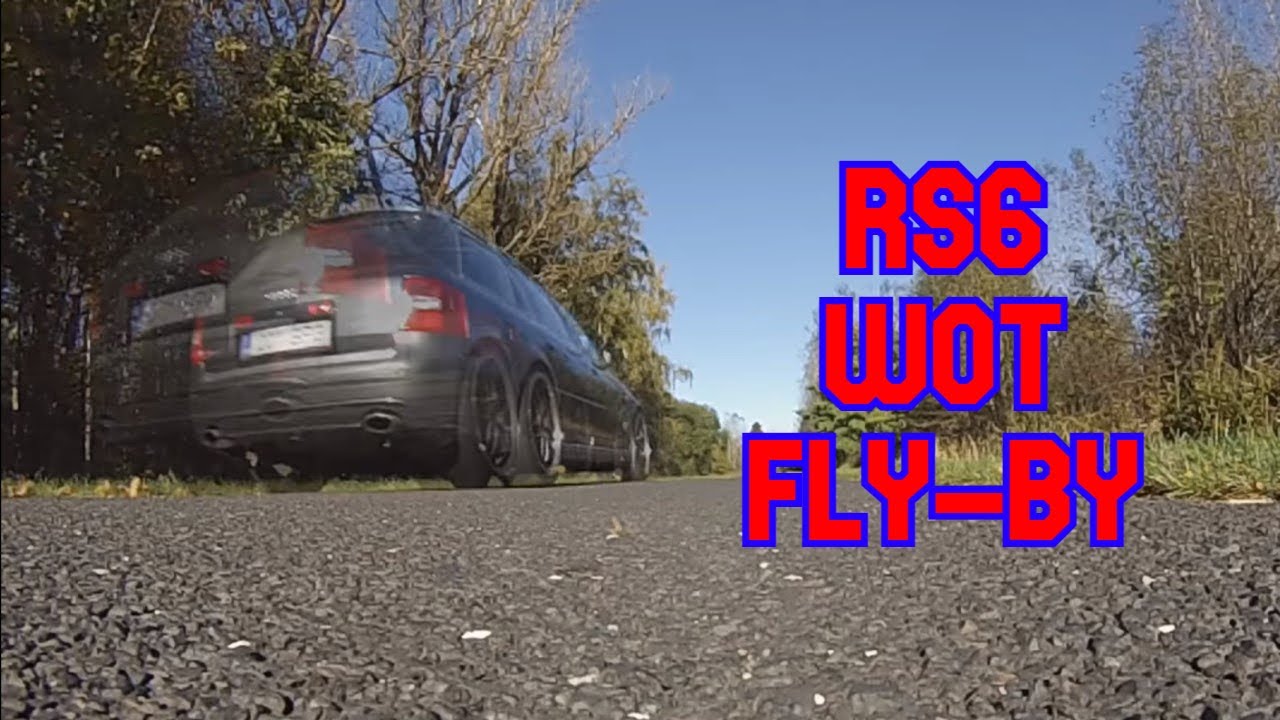 Audi RS6 WOT FLY-BYS (V8 BITURBO) - YouTube