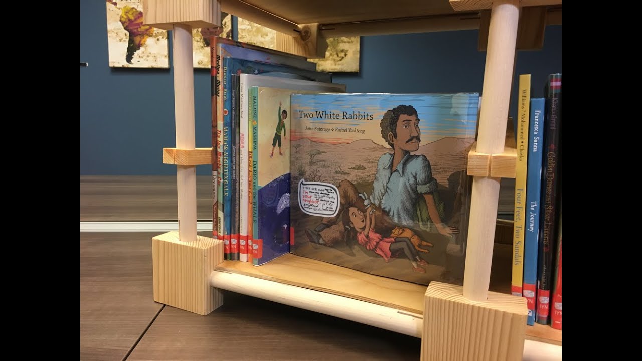 Welcoming Library: Tabletop Book Display Assembly - YouTube