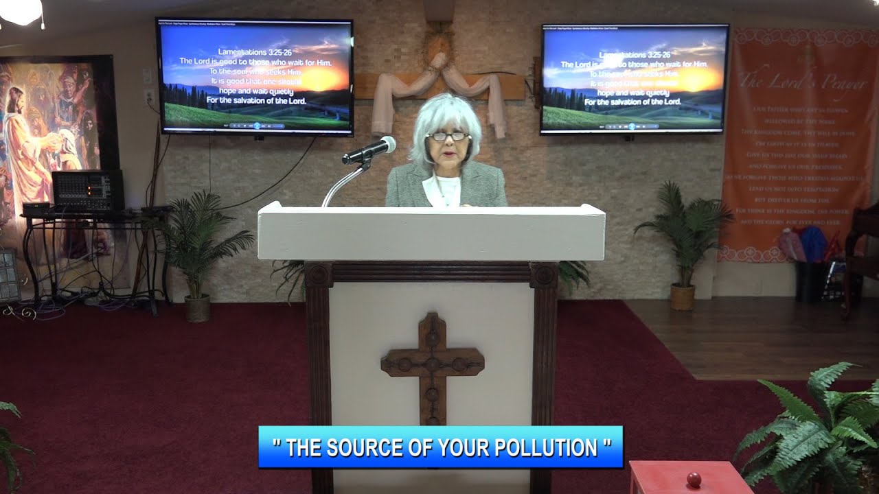 Only Thru Jesus Church (THE SOURCE OF YOUR POLLUTION) Ptr. Jane Salazar ...