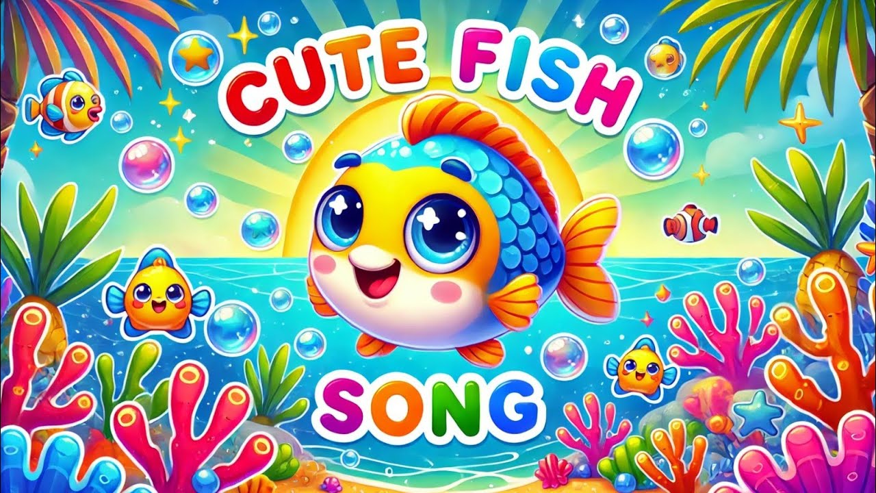 Swim Swim, Little Fish | Fun Fish Song for Kids | Sing-Along Nursery ...