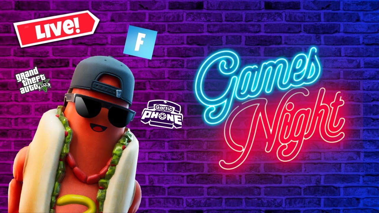 🔴 GAMES NIGHT!! w/ THE BOYZ! GARTIC PHONE, GTA ONLINE, FORTNITE! JOIN ...