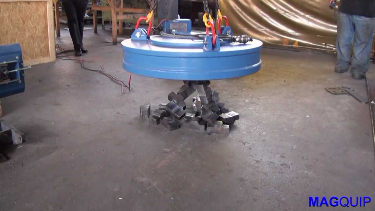 MAGQUIP Circular Lifting Electromagnet Using Anodised Aluminium Foil ...