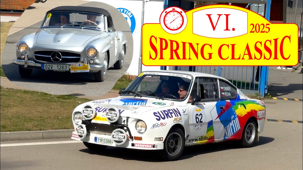 Rallye Spring Classic 2025 - Část 2 | Jízda historických vozidel | Test ...